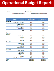 Monthly Report Template | Free Report Templates