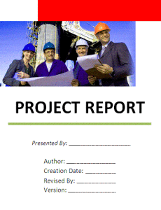 Project Report Template | Free Report Templates