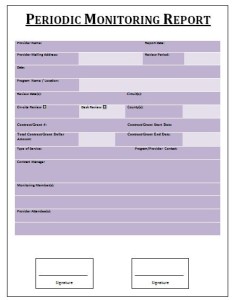 Periodic Monitoring Report Template | Free Report Writing Templates