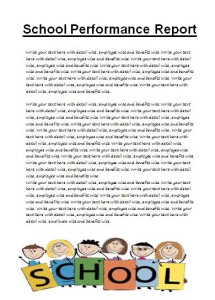 Word School Report Template | Free Report Templates